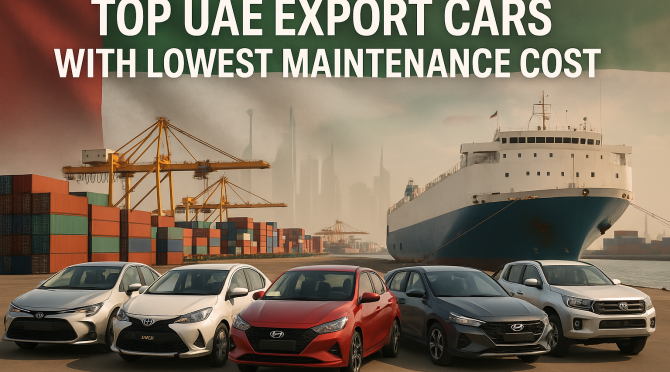 Car Export Cost from UAE in 2025 – Full Breakdown & Guide